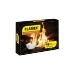 Pastile pentru aprins focul Flamex pachet negru / 48 cuburi - Flamex